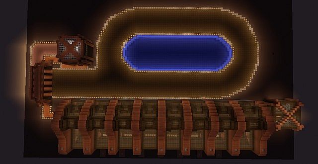 Horse Racing Track Minecraft Map