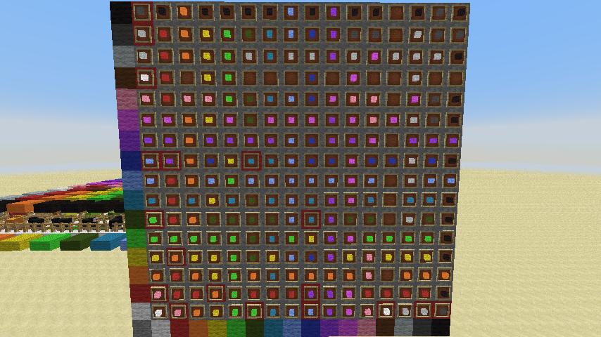 Sheep Offspring Chart (1.7+) Minecraft Map