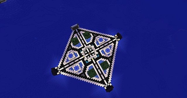 Spawn that I built. Minecraft Map