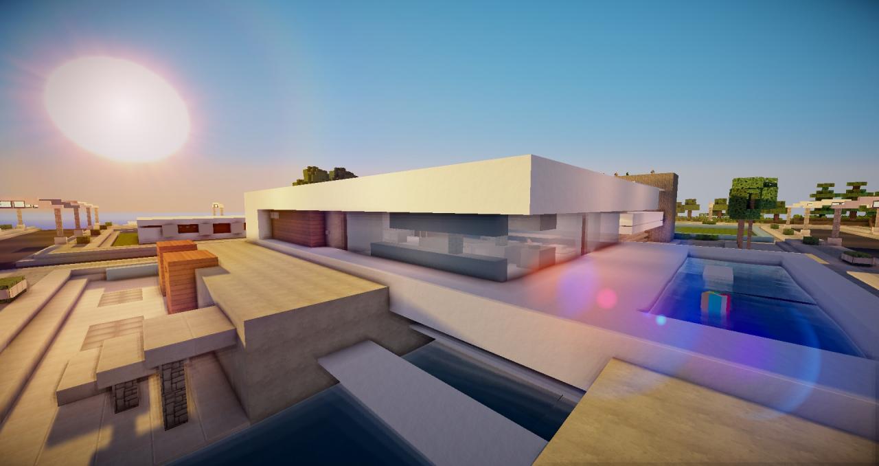 "Simple" A modern House |Cubed Community| Minecraft Map