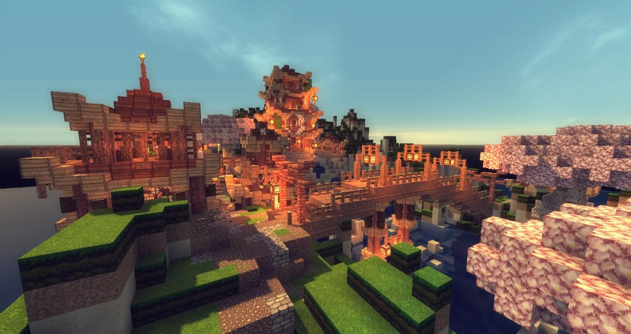 Xíwáng - Chinese Build | Creative Node | Minecraft Map