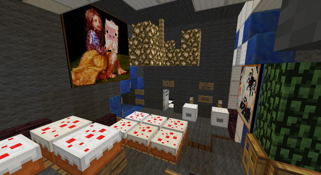 Obsidian / Gray Wool Cruise Plane Minecraft Map