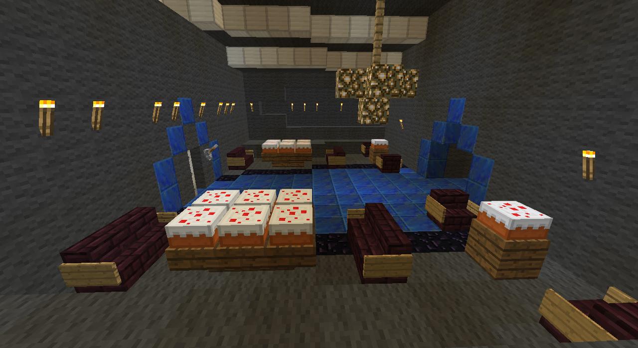 Obsidian / Gray Wool Cruise Plane Minecraft Map