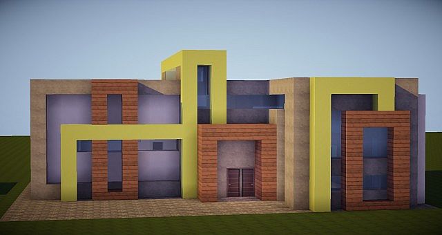 Lime Modern House Minecraft Map