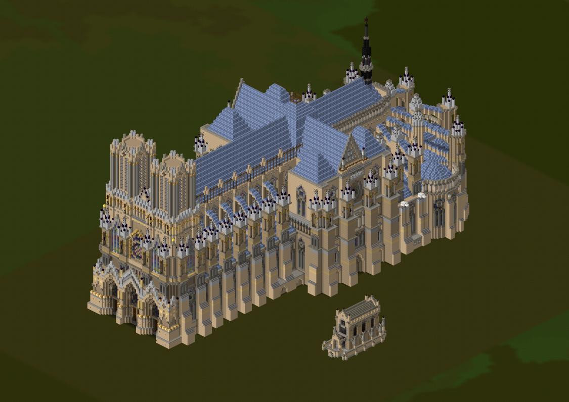 Reims Cathedral Minecraft Map