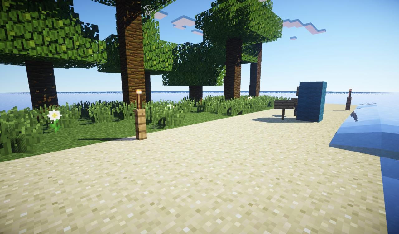 Waves in vanilla Minecraft Minecraft Map