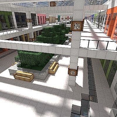 Simple Mall Minecraft Project
