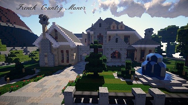 French Country Manor Minecraft Map
