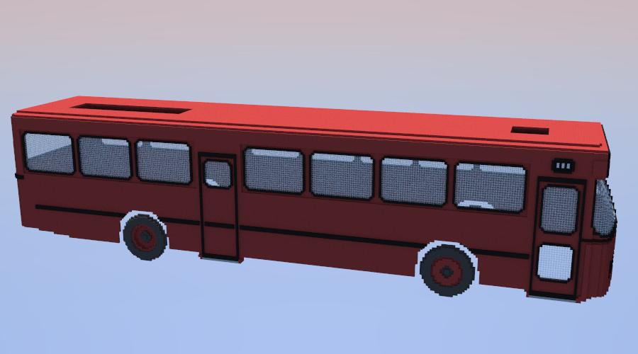 Bus (mega scale) Minecraft Map