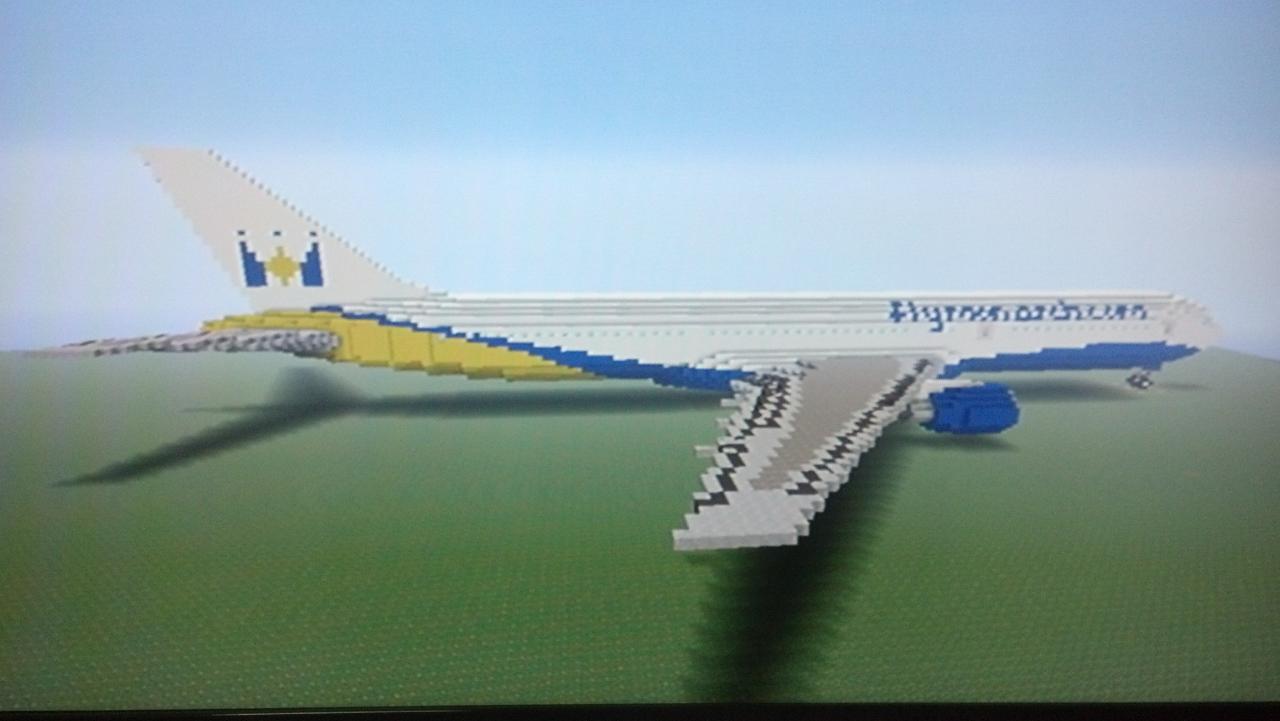 Boeing 767-300 (Monarch Airlines) Minecraft Map