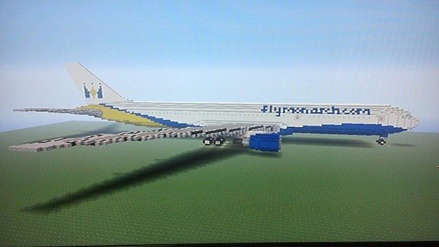 Boeing 767-300 (Monarch Airlines) Minecraft Map