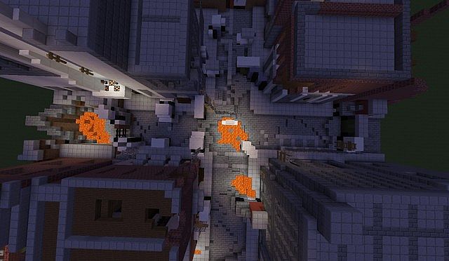 Town COD Zombie Green Run Minecraft Map