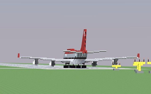 Boeing 747-400 Minecraft Map