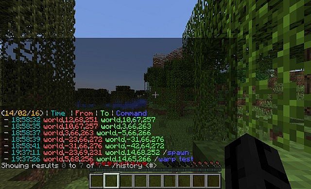 [Plugin] Location History Minecraft Mod