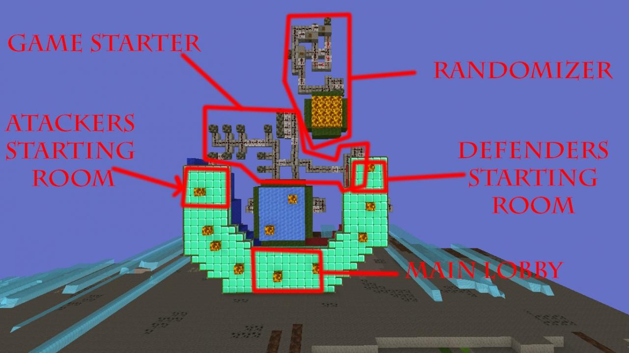 Capture The Tower. Minecraft Map