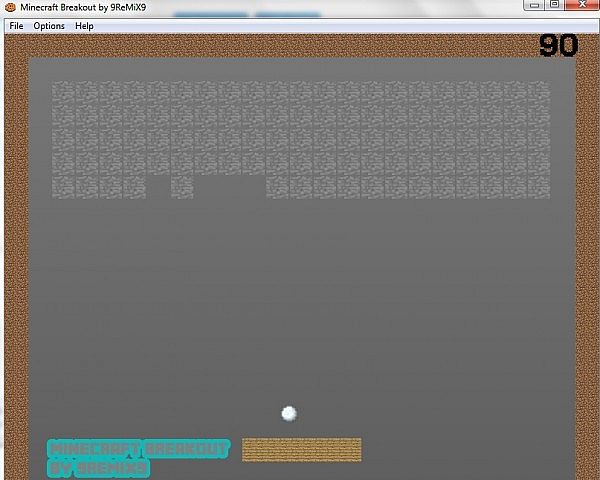 Minecraft Breakout! - Minecraft Styled Breakout Game Minecraft Mod