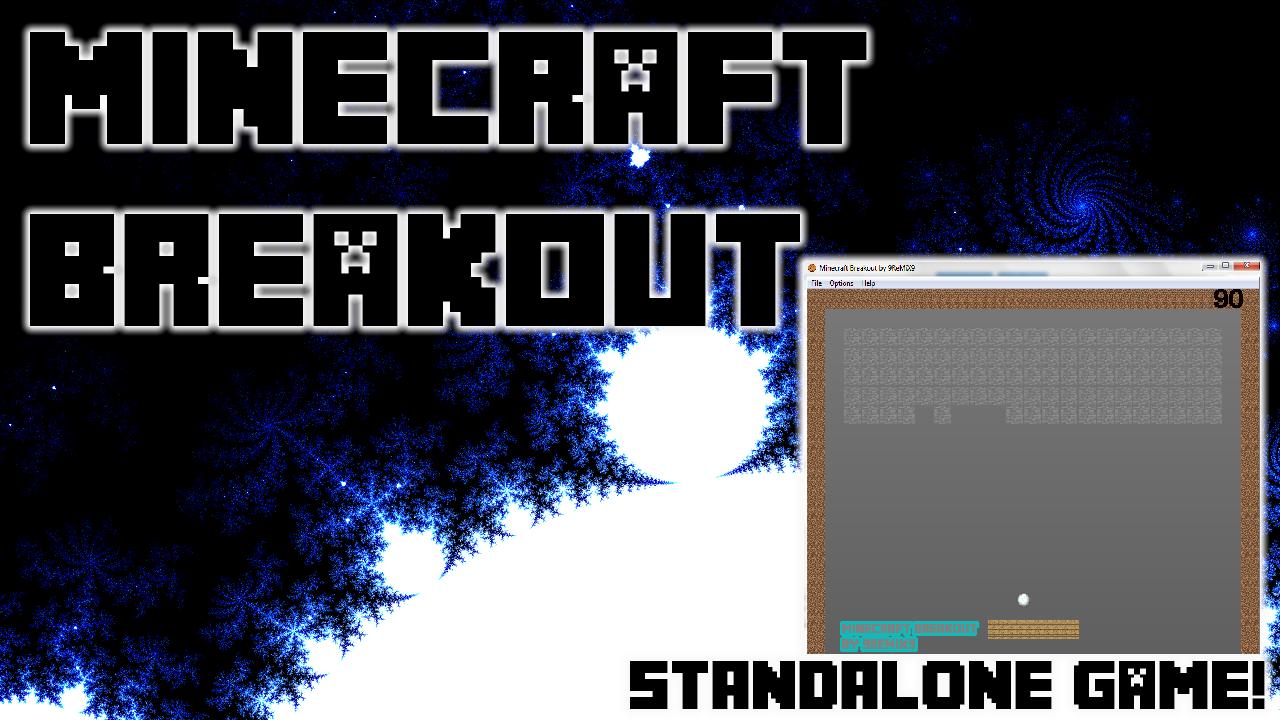 Minecraft Breakout! - Minecraft Styled Breakout Game Minecraft Mod