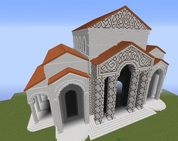 Roman/Greek temple (DovacraftNL spawnbuilding) Minecraft Map