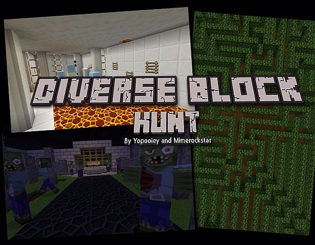 Diverse Block Hunt Minecraft Map