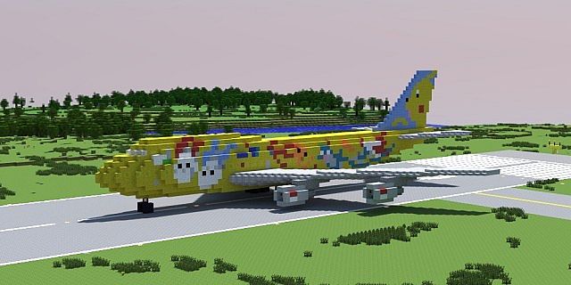 Boeing 747-400 Minecraft Map