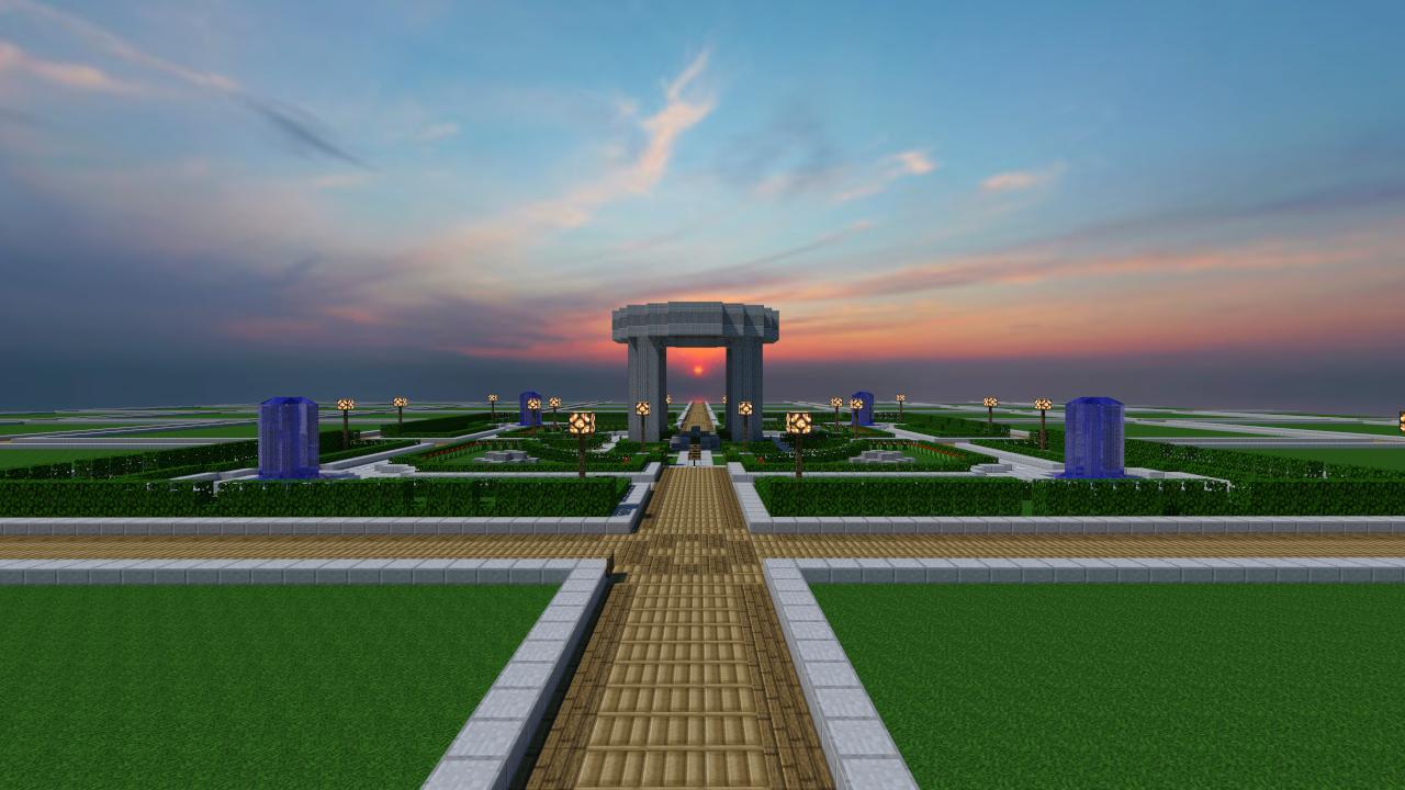 Simple Plotworld Spawn Minecraft Map