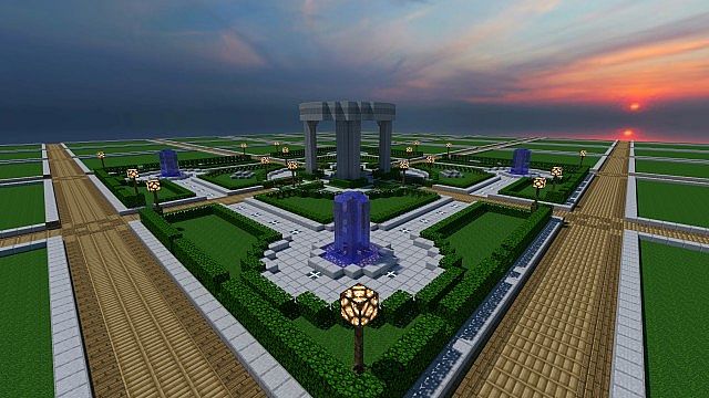 Simple Plotworld Spawn Minecraft Map