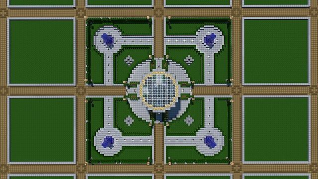 Simple Plotworld Spawn Minecraft Map