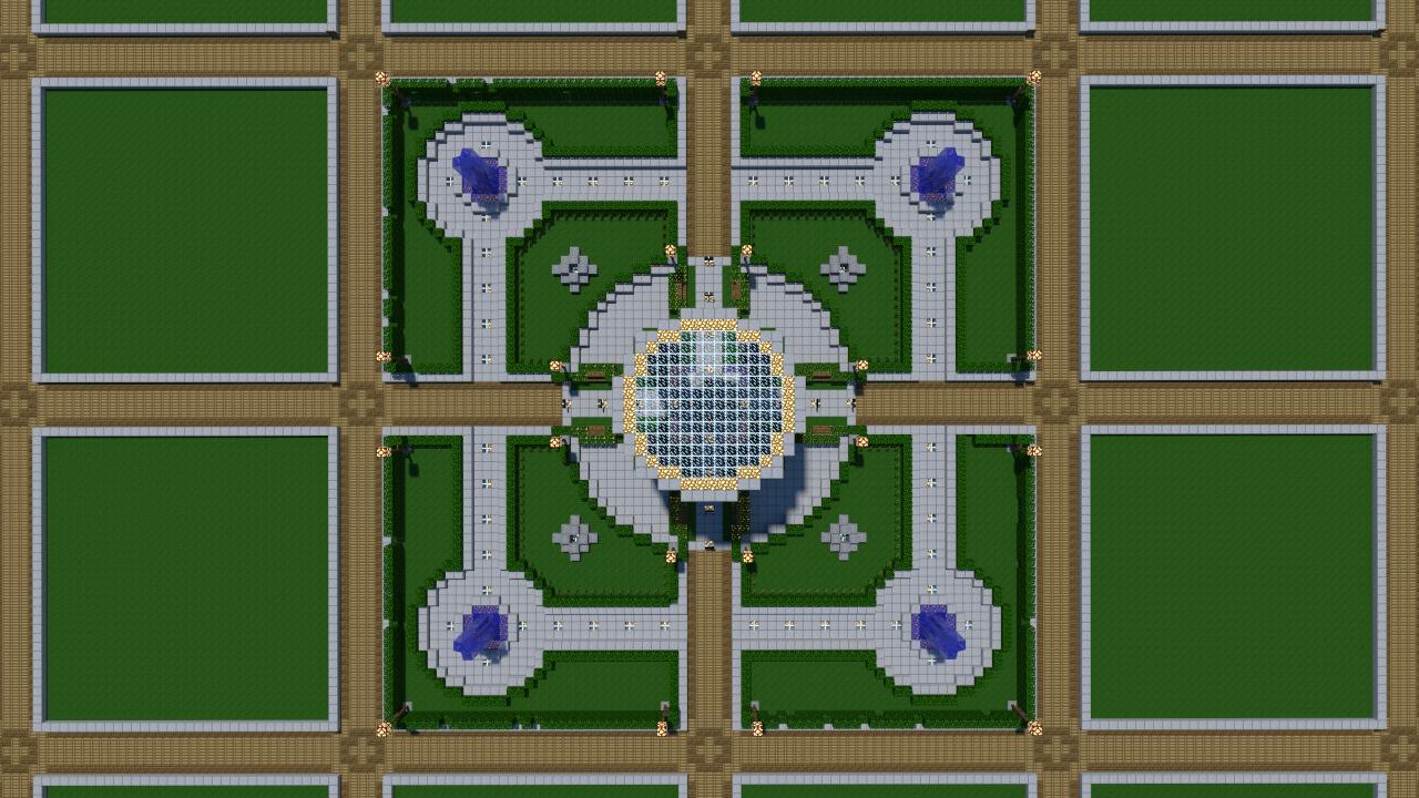 Simple Plotworld Spawn Minecraft Map
