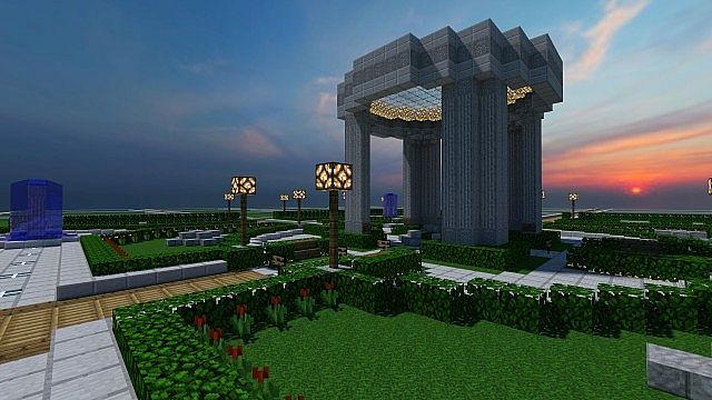 Simple Plotworld Spawn Minecraft Map