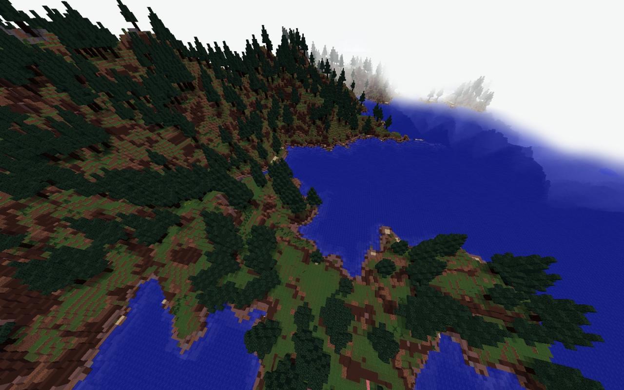 Realistic Scandinavian Isles - 3.5k x 3.5k - Architectus Minecraft Map