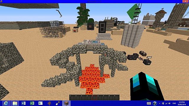 Falling Platforms Minecraft Map