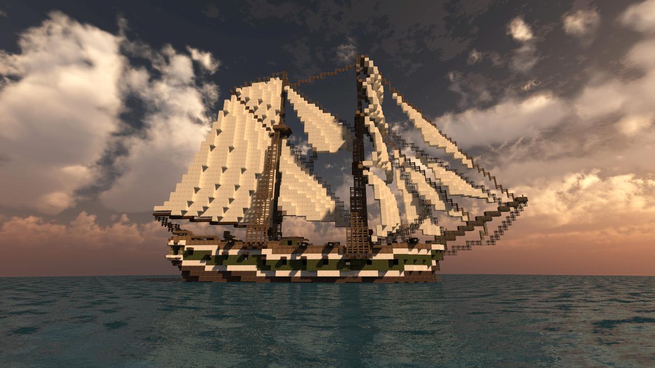 The Tea Bagger Hermaphrodite Brig - [Download] Minecraft Map