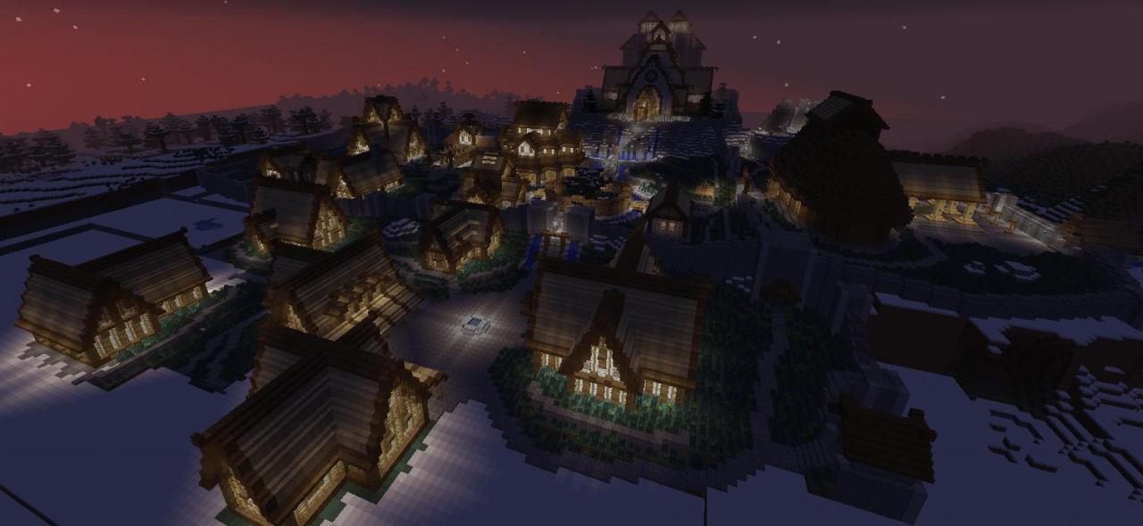 The Elder Scrolls V: Skyrim - Whiterun Minecraft Map