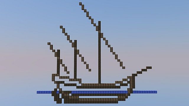 Medieval Small Caravel Minecraft Map