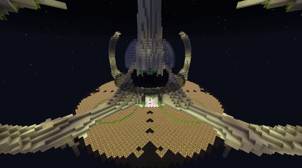 Minecraft Alien Space Station "Spore" Minecraft Map