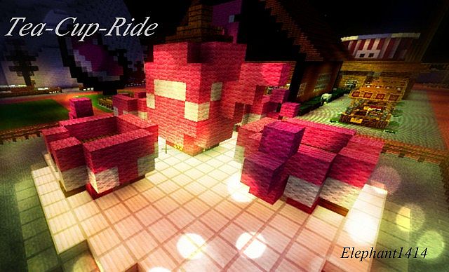 Theme Park Tea-Cup-Ride Minecraft Map