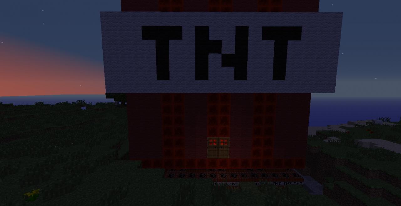TNT house Minecraft Map