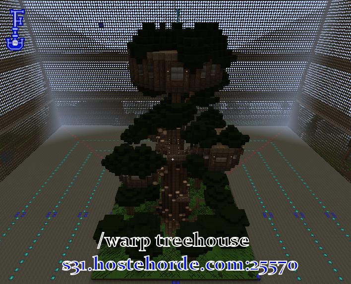 DARK OAK TREEHOUSE Minecraft Map