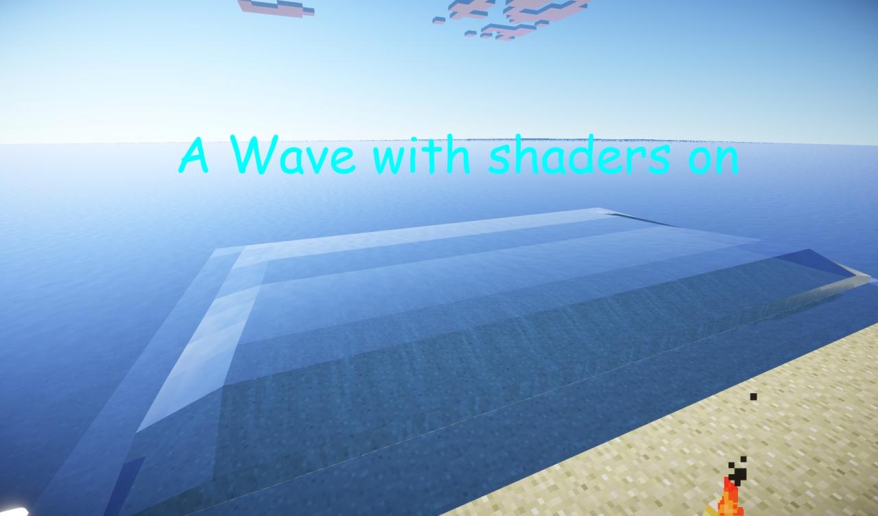 Waves in vanilla Minecraft Minecraft Map