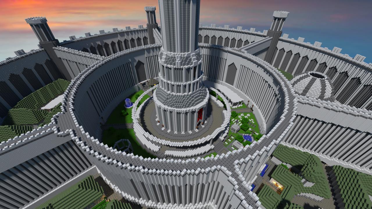 The Imperial City from TES:IV Oblivion Minecraft Map