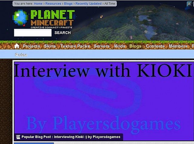 Interviewing Kioki :)