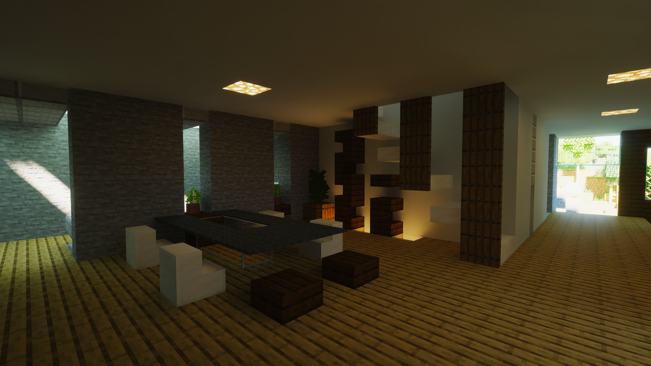 [WORLD DOWNLOAD]Minecraft: Moden House #3 Minecraft Map