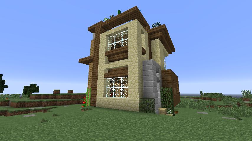 11x11 Modern Home Minecraft Map