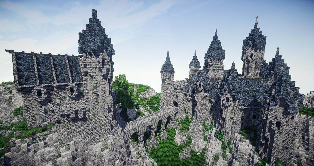 Epic Gothic Castle + [ Download ] Minecraft Map
