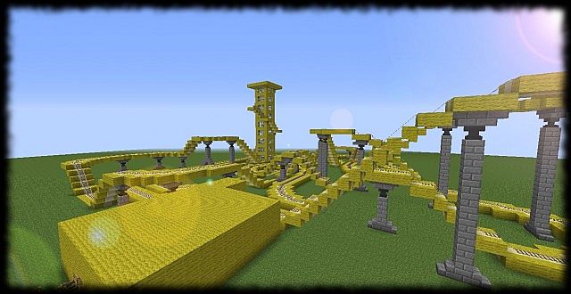 "Thrillzone" Rollercoaster ~ By TanixMD Minecraft Map