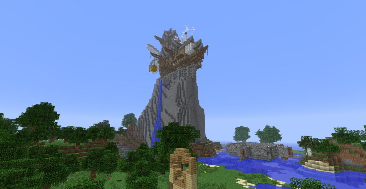 Steampunk Mountain Minecraft Map