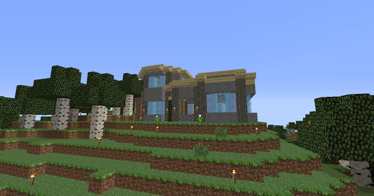 Simple House (Survival Build) Minecraft Map