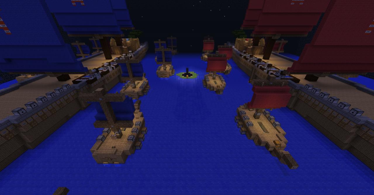 Battle Ships CTF War Map Minecraft Map