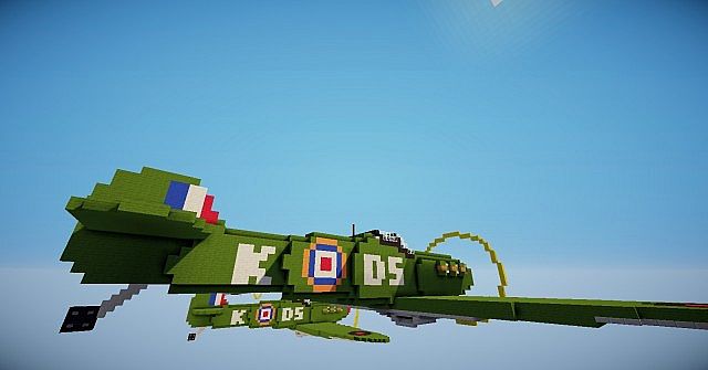 Spitfire War Planes Minecraft Map