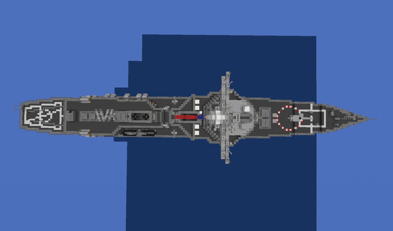 USS Bainbridge DDG-96 - Flight IIa Arleigh Burke Class Destroyer Minecraft Map